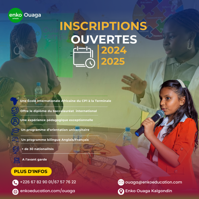 Accueil - Enko Ouaga International School